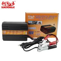 China FON-10A+ Three Stage Intelligent PWM Lead Acid Battery Charger for 6V 12V AGM GEL Car Batteries for sale