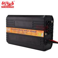 China FON-20A+ Three Stage Intelligent PWM Lead Acid Battery Charger for 12V 24V AGM GEL Car Batteries for sale