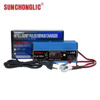 China FLA-10A+ 10A Smart Lithium Battery Charger with Pulse Repair Technology for 12V/24V LiFePO4 and Lead-Acid Batteries for sale