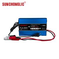 China FLA-20A+ Smart Lithium Battery Charger with LCD Digital Display Adjustable Current and Pulse Repair for LiFePO4 Batteries for sale