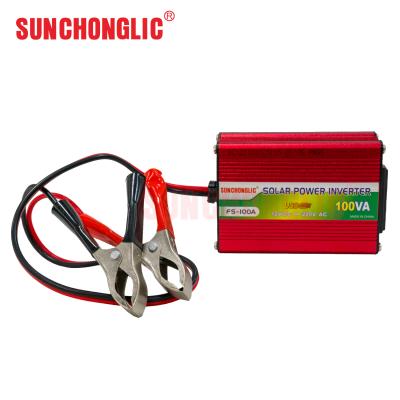 China FS 100VA 12V to 220V Modified Sine Wave Inverter for Car and Home Appliances for sale