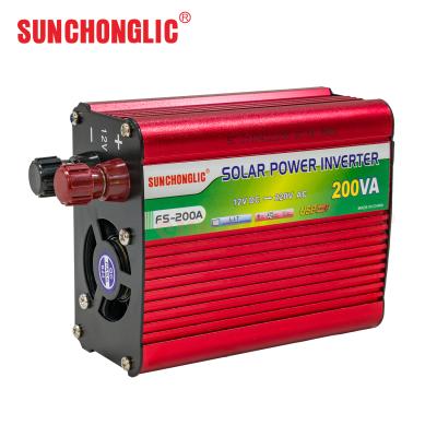 China FS-200A 200VA Rated Power Modified Sine Wave Inverter for Car Appliances for sale