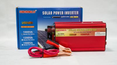 China FS-1000A Modified Sine Wave Power Inverter 600W Continuous 1000VA Peak with USB Multi-Protection for Solar RV Home Emergency for sale