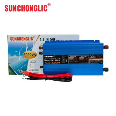 China 3000W Modified Sine Wave Inverter with Integrated MPPT Charge Controller for sale