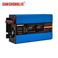 China 1000W Peak Power Modified Sine Wave Inverter with Built-in 20A PWM Solar Controller for 12V DC to 220V AC Conversion for sale
