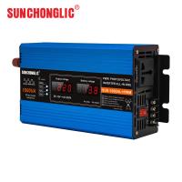 China 1000W Peak Power Modified Sine Wave Inverter with Built-in 20A PWM Solar Controller for 12V DC to 220V AC Conversion for sale