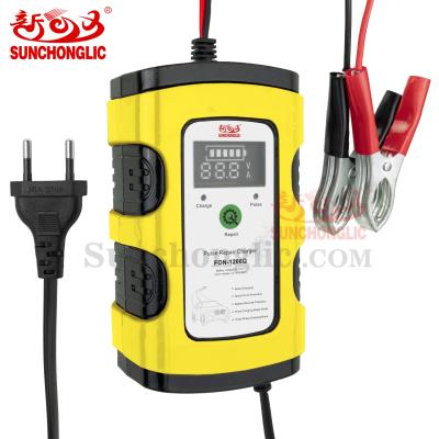 China 12V 6A Pulse Repair Battery Charger OEM Lead Acid Battery Charger for AGM GEL SLA Bulk Supply for sale