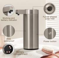 China 9oz Touchless Sensor Liquid Soap Dispenser Infared Motion Dish Wash Countertop for sale