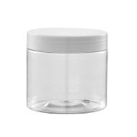 China Transparent PET Plastic Food Jars Safety Customize Design For Snacks Storage for sale