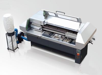 China Pro-EBM-3A Manual Feeding Elliptic Perfect Binding Machine with 3 Working Heads, 1500 Books/Hour Speed, 3-60mm Binding Thickness for sale
