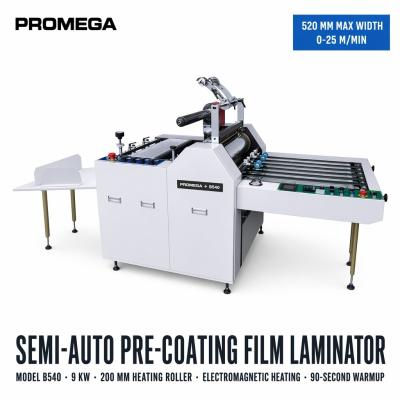China Semi Automatic Pre-coating Film Laminating Machine 1000kg 3300x1200x1400mm for sale