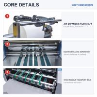China Semi Automatic Pre-coating Film Laminating Machine 1000kg 3300x1200x1400mm for sale