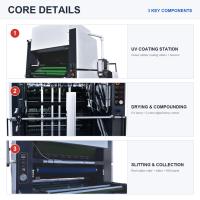 China Fully Automatic High-speed Hot-knife Laminating Machine 0-100m/min 9000kg 8600x2160x2000mm for sale
