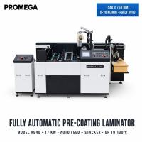 China Automatic Pre-coating Film Laminating Machine 30m/min Speed 157-400g Thickness Capacity 2000kg Weight 1 Year Warranty CN Origin for sale