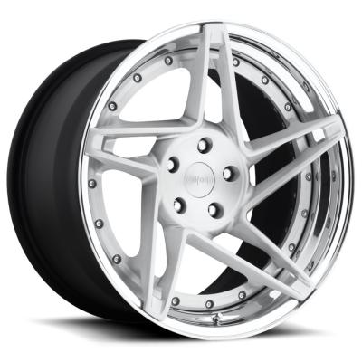 China Rotiform CHD-T Deep Dish Concave Chrome Wheels 3PC JWL VIA for sale