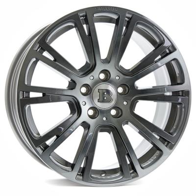 China Hollow Carved Spokes Mercedes Forged Wheels R Liquid Titanium for sale