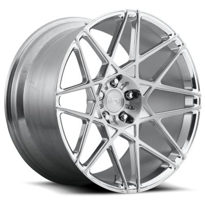 China Concave Bright Silver Monoblock Forged Wheels for sale