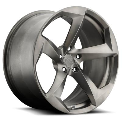China Five Spokes Monoblock Forged Wheels for sale