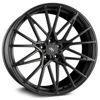 China AGL58 Matt Black Porsche Forged Wheels Staggered Spokes for sale
