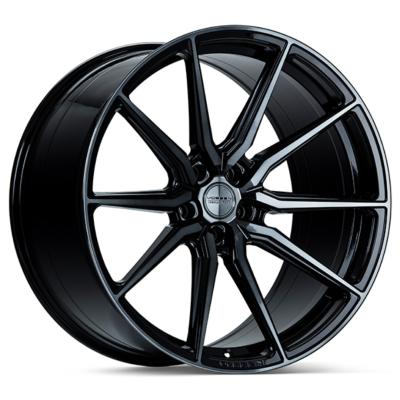 China Vossen HF-3 Gloss Black 5 Spoke Wheels Monoblock Configurations for sale