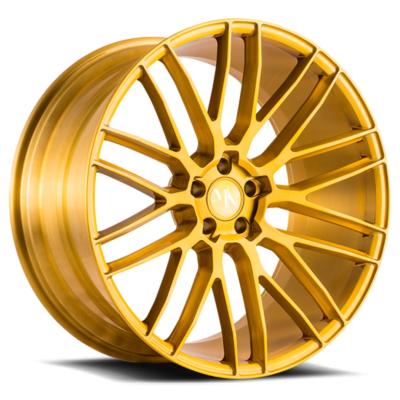 China Candy Gold Forged Monoblock Aluminum Alloy Rims Width 7-14J for sale