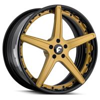 China Affilato-ECL Forgiato Gold Rims With Chrome Lip Gloss Black for sale