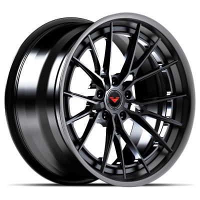 China VIA 3 Piece Concave Wheels Alloy Rim 6061-T6 Aerospace Grade for sale