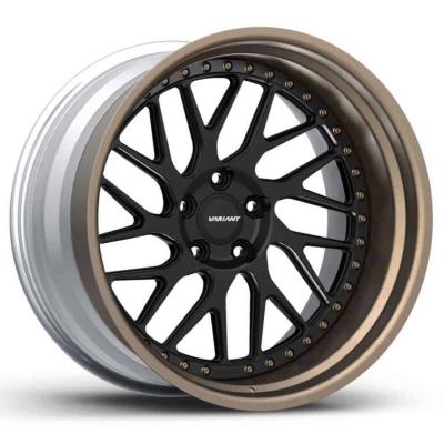 China VIA Staggered Spoke Three Piece Forged Wheels VARIANT TKB-3P for sale