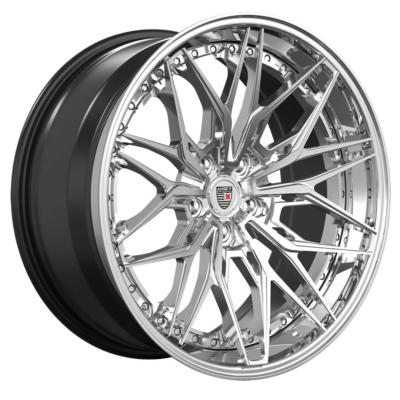China Anrky S3-X1 Porsche 991 Turbo S Wheels Matt Black 3PC Options for sale