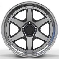 China Deep Dish 2 Piece Forged Wheels 6061-T6 Aluminum Alloy for sale