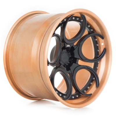 China ADV05C Track Spec Competition 3 Piece Forged Wheels 6061-T6 Aluminum Alloy for sale