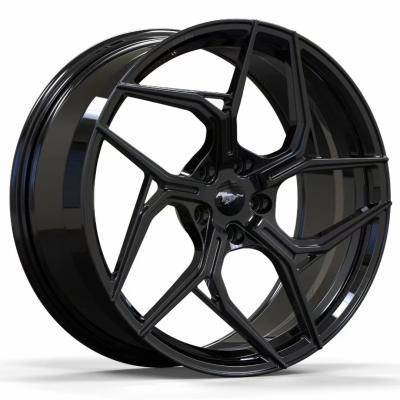 China Ford Mustang GT Gloss Black Custom Forged Wheels for sale