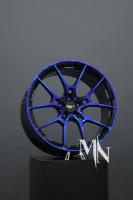 China Volk Racing Rays G025 Blue Wheels Forged Wheels for sale