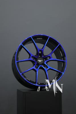 China Volk Racing Rays G025 Blue Wheels Forged Wheels for sale