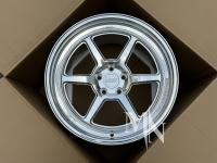 China 5x114.3 Forge Auto Wheels For Nissan 350Z 370Z Polished Silver Finish for sale