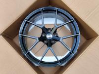 China BBS Fi-R Satin Black Wheels 6061-T6 Aluminum Alloy Forged Wheels for sale