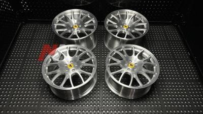 China Ferrari F430 Forged Wheels Brushed Clear Finish Maining Forged RE-01 for sale