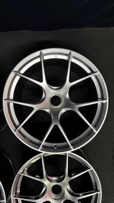 China BBS FI R Centerlock Diamond Silver Wheels for Porsche 911 991 992 GT3 GT3RS for sale