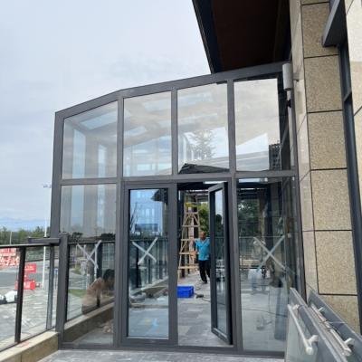 China 6063-T5 Aluminum Alloy Retractable Sun Room with Laminated Tempered Glass and 5 Year Warranty for sale