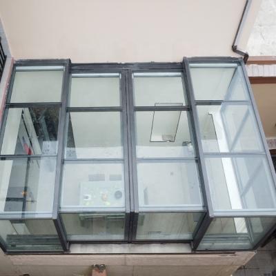 China Sunrooms Glass Houses Aluminium Automatic Swimming Pool Covers Pool Enclosure Retractable for sale