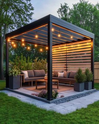 China Aluminum Outdoor Sunshade Canopy for Patio Balcony or Garden Premium Pavilion Product for sale