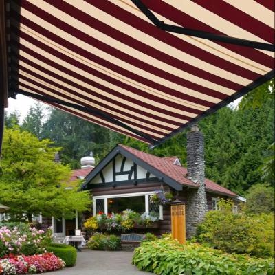 China DICKSON Luxury Motorized Acrylic Waterproof Fabric Aluminum Full Cassette Awning Patio Retractable Awning Factory for sale