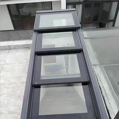 China Remote Controlled Motorized Horizontal Opening Guillotine Aluminum Alloy Window with Graphic Design for Glass Balcony for sale