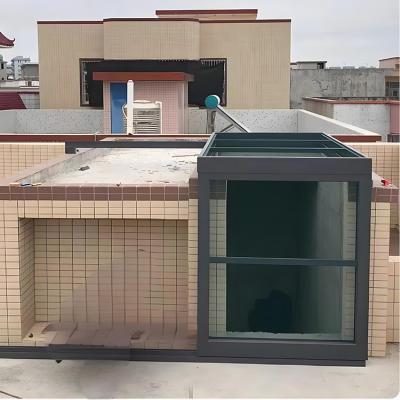China Customized Design Aluminum Glass Skylight with Automatic Opening for Maximized Ventilation for sale