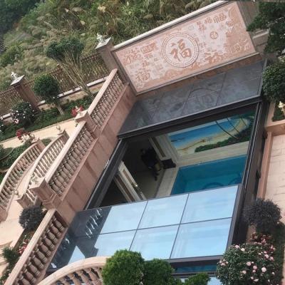 China Luxury Aluminum Alloy Skylight Window Electric Horizontal Automatic Roof Casement Folding for Outdoor Staircase for Villa House for sale