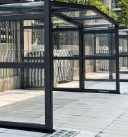China Movable Foldable Aluminum Pool Enclosure Electric Retractable Sun Room Smart Automatic Garage Carport for Residential Hotel Use for sale