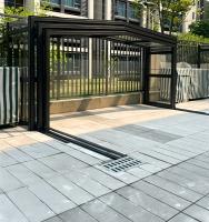 China Movable Foldable Aluminum Pool Enclosure Electric Retractable Sun Room Smart Automatic Garage Carport for Residential Hotel Use for sale