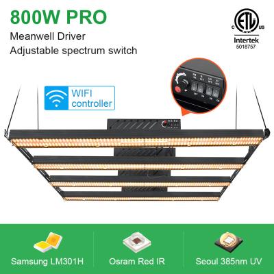 China 90 Cri LM301H LED Grow Light 5x5ft 660nm Samsung Horticulture LED Strip for sale