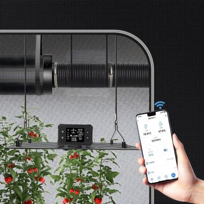 China BAVAGREEN WIFI APP Smart Inline Booster Duct Fan Quiet EC Motor 4 6 8 Inch Ventilation Exhaust Fan for Grow Tent ,Home for sale
