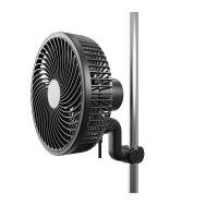 China 6 Inch EC Motor Clip on Fan 10 Speeds Powerful Sart Oscillating Fan for Hydroponics Grow Kit Ventilation Circulation for sale